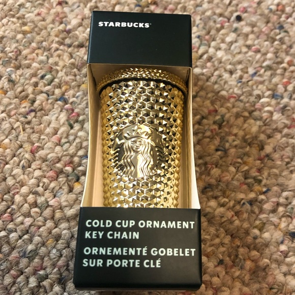 Starbucks | Accessories | Starbucks Jeweled Cold Cup Ornament Key Chain ...